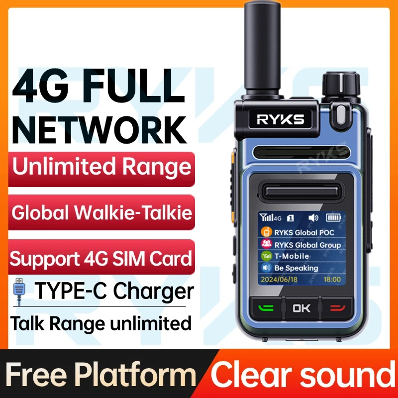 4G-Full-band-two-way-radio-mini-sim-card-Global-Intercom-phone-Outdoor ...