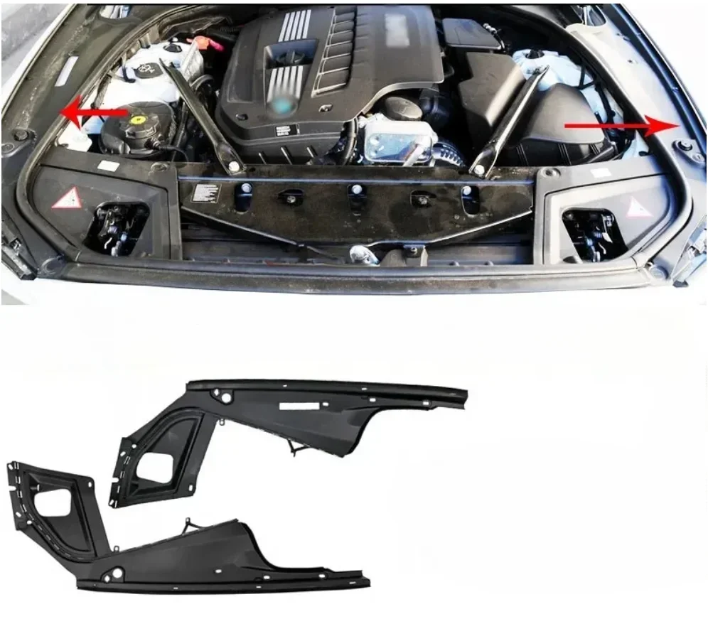 Front-bumper-engine-compartment-cover-rubber-strip-2011-2013-For-BMW-5 ...