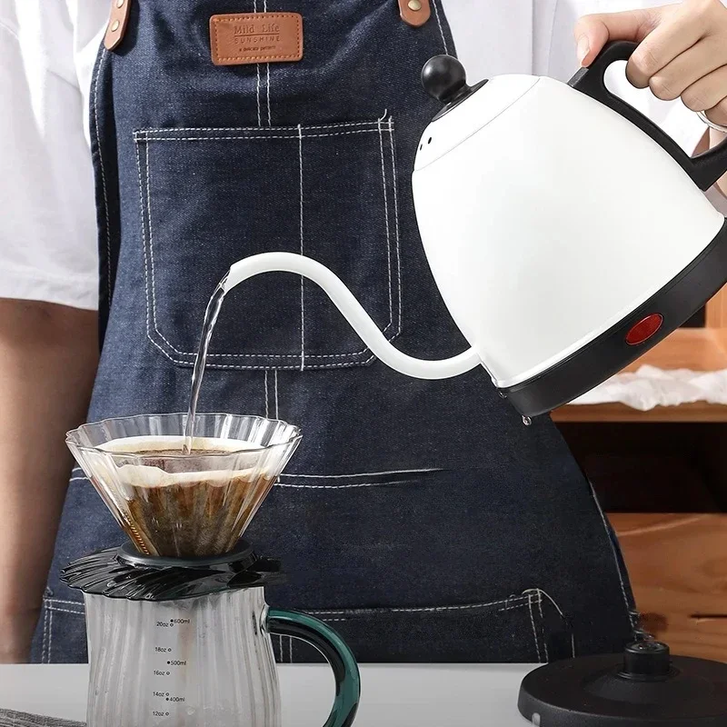 304-Stainless-Steel-Hand-Drip-Coffee-Hot-Water-Pot-Goose-Neck-Long ...