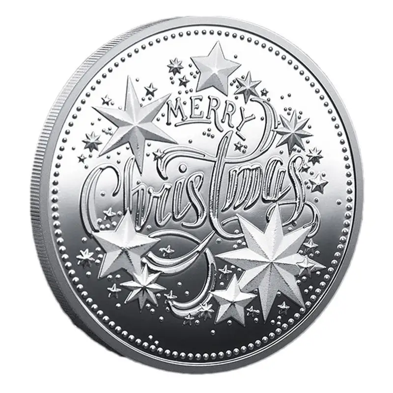 Santa-Gold-Coin-For-Christmas-Eve-Boxes-Santa-Gold-Coin-Merry-Christmas ...