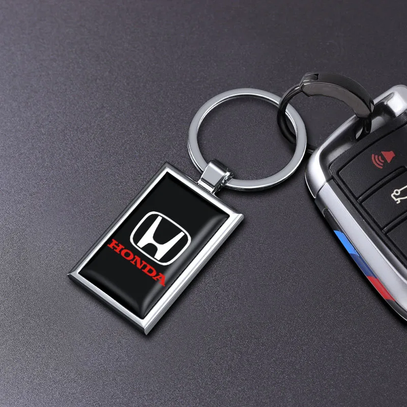 1Pcs Car Keychain Pendant Keyring Ornaments Auto Accessories For Honda ...