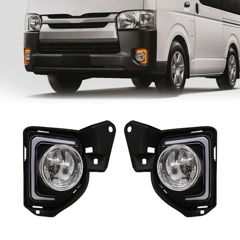 Led-DRL-Daytime-Running-Lights-Fog-Lamp-Assembly-For-TOYOTA-HIACE ...