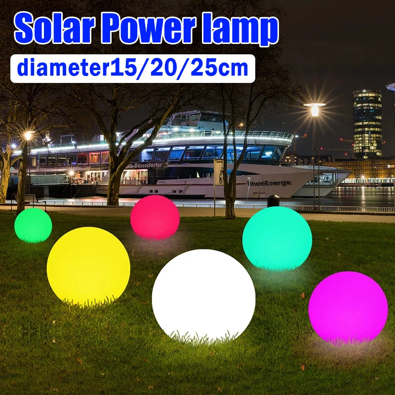 Garden-Lights-Outdoor-LED-Ball-Waterproof-Wedding-bar-Pool-Floating ...