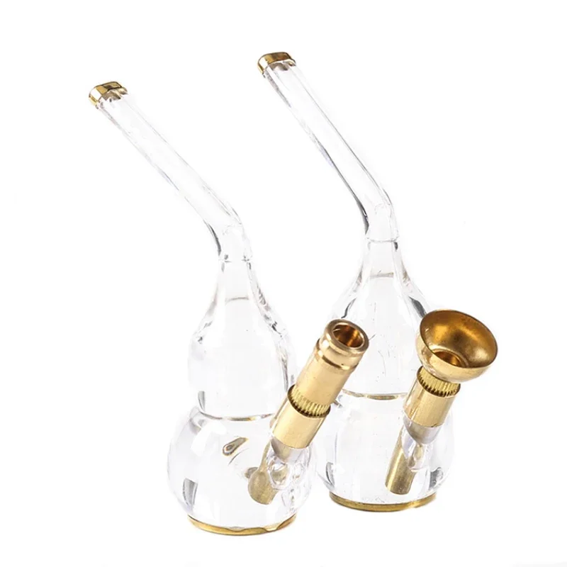 Dual Cigarette Tobacco Smoking Pipe Water Filter Pipe Mini Shisha ...