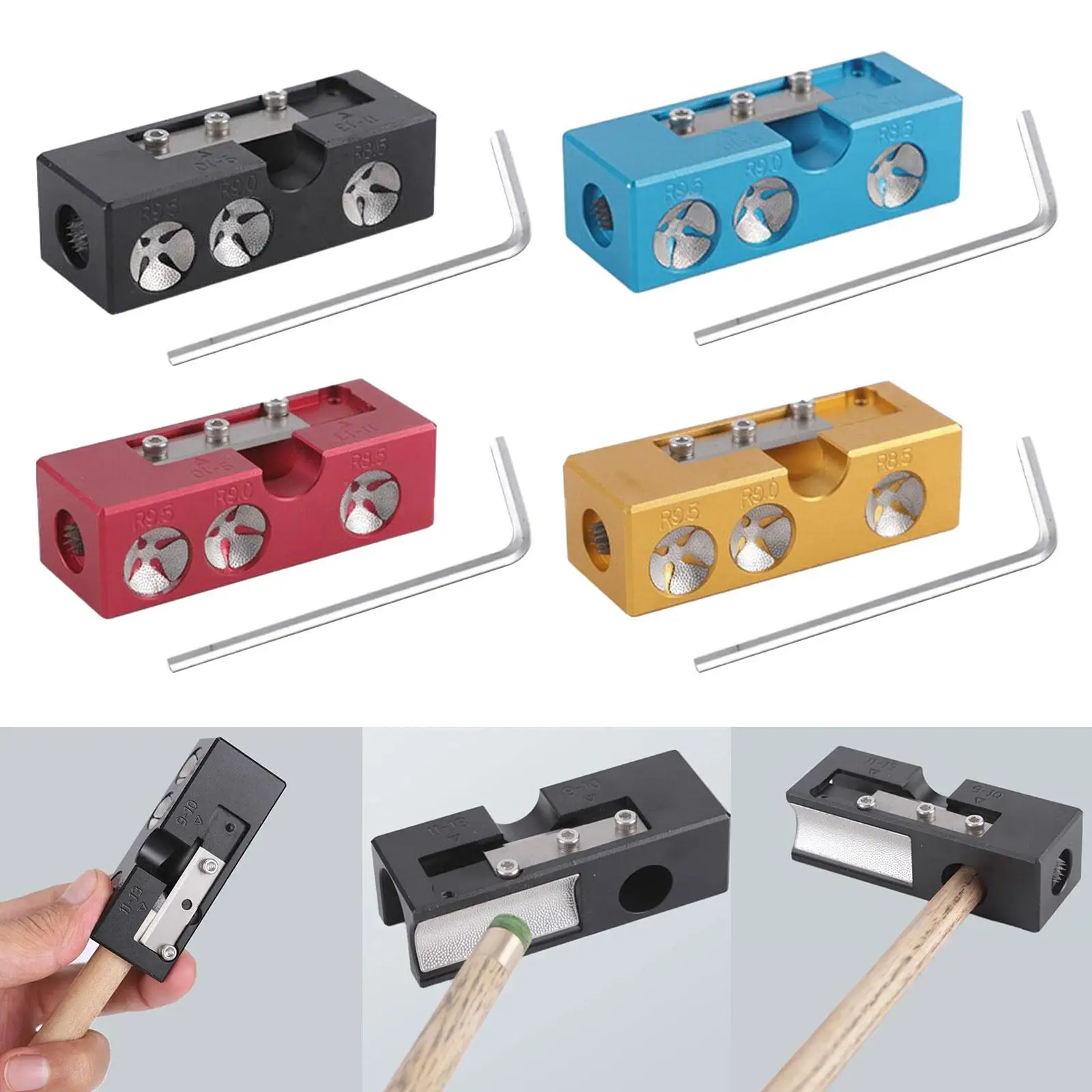 9-in-1-Aluminum-Pool-Cue-Tip-Repair-Tool-Premium-Billiard-Pool-Cue-Tip ...