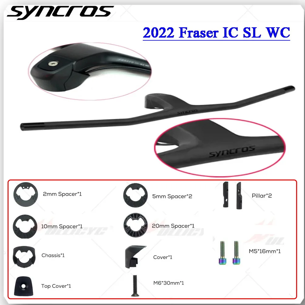 SYNCROS-Integrated-Handlebar-with-Titanium-Screws-MTB-Carbon-Handlebar ...