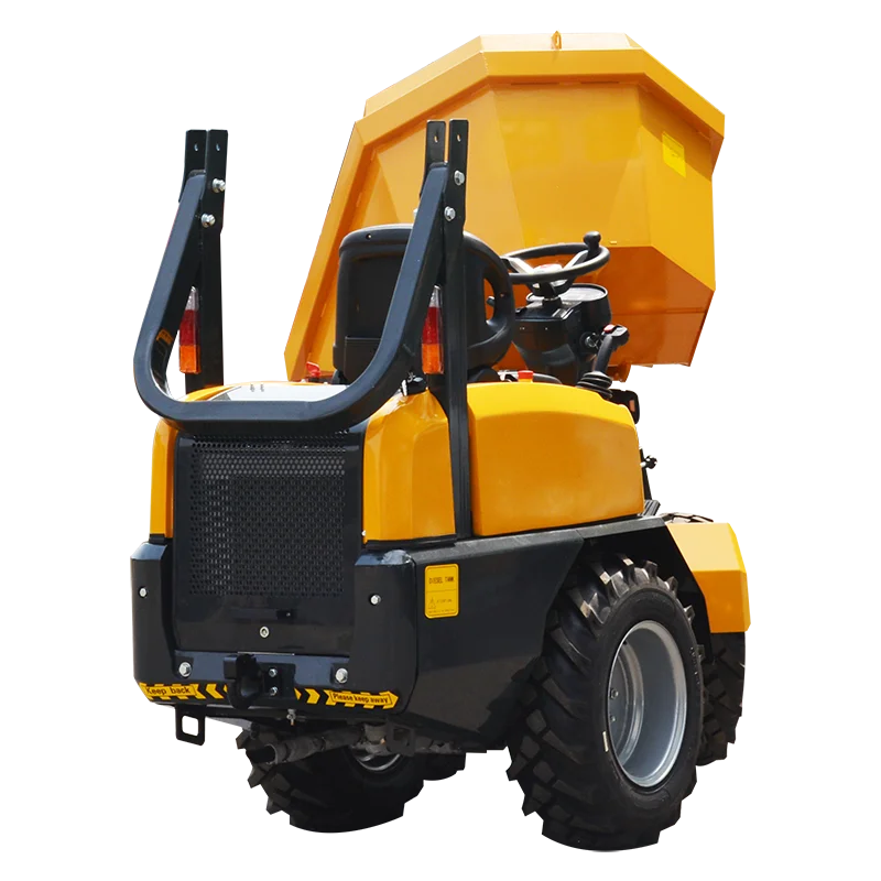 Customized Mini Site Dumper 1.5 Ton Diesel Wheel Dumper 4x4 Dump Trucks ...
