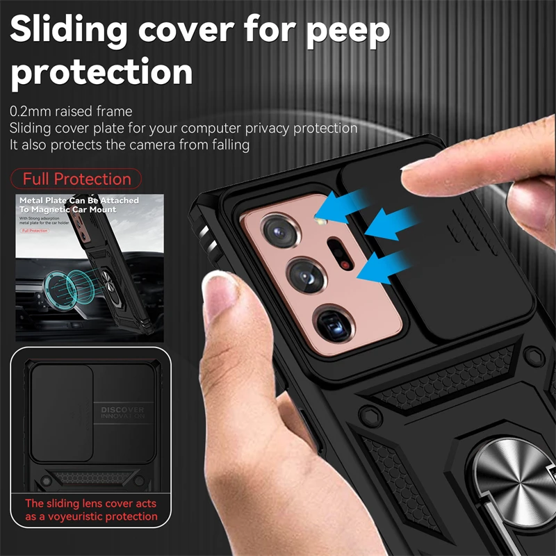 For-Samsung-Galaxy-Note-20-Ultra-5G-Case-Slide-Camera-Lens-Phoen-Case ...