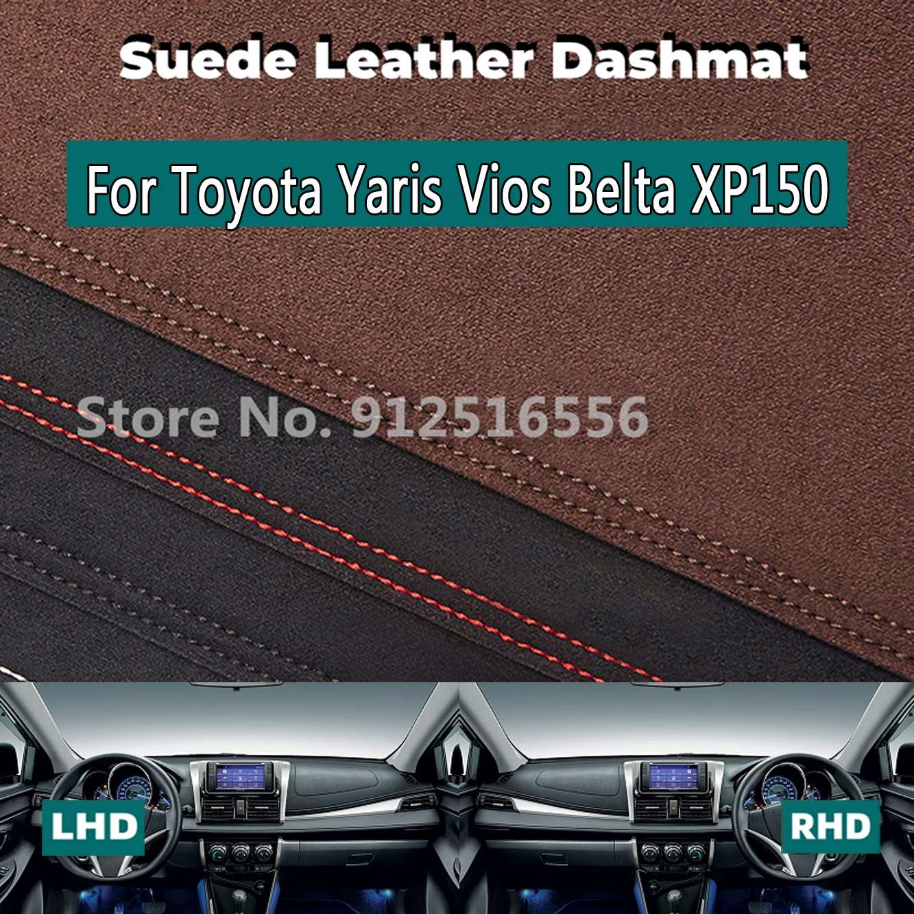 Hatchback Toyota Yaris Sedan S 2022 Dash Mats