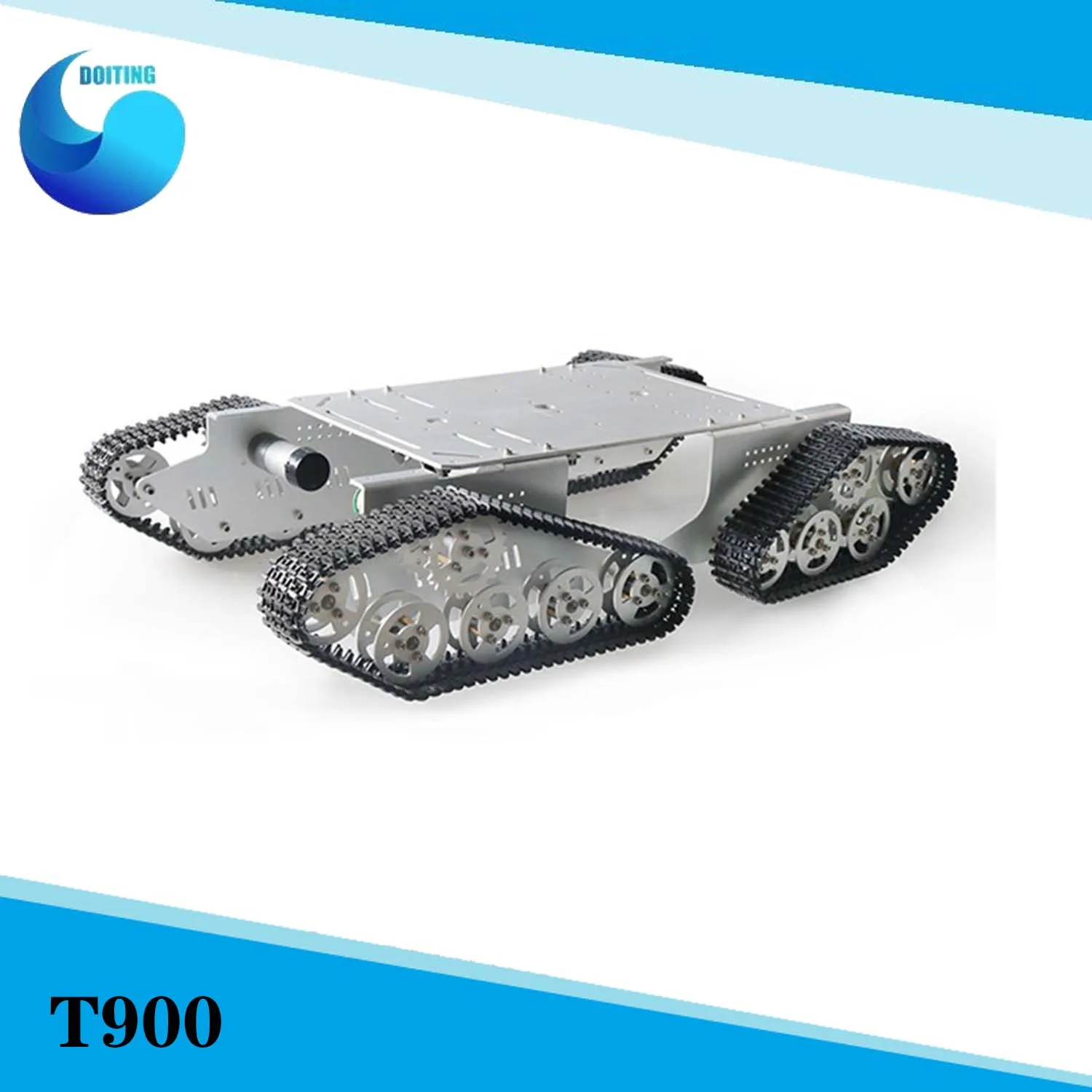 RC 4WD Metal Tank Chassis Large Load Tracked Vehicle Big Bearing Track ...