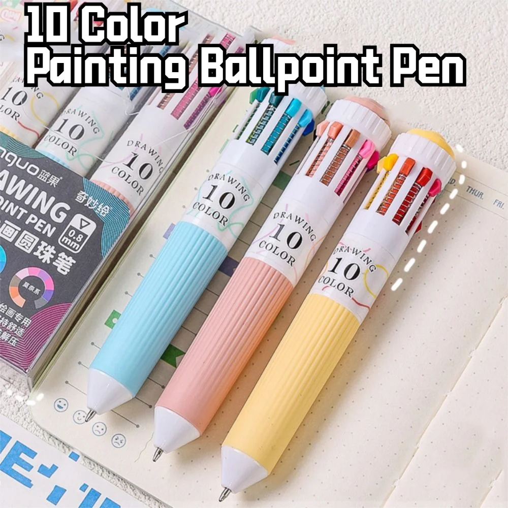 3Pcs/Set Creative Mechanical Ballpoint Pen 10 in 1 Multicolored ...