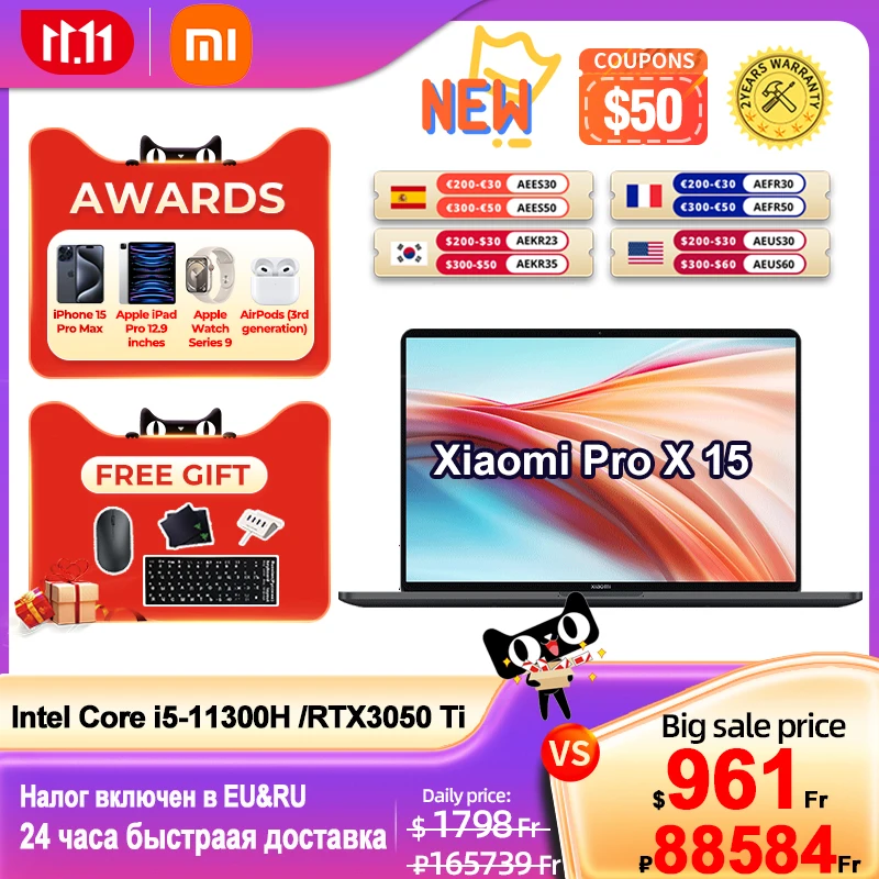 Xiaomi-Pro-X-15-Laptop-15-6-Inch-3-5K-OLED-Super-Retina-Screen-Notebook ...