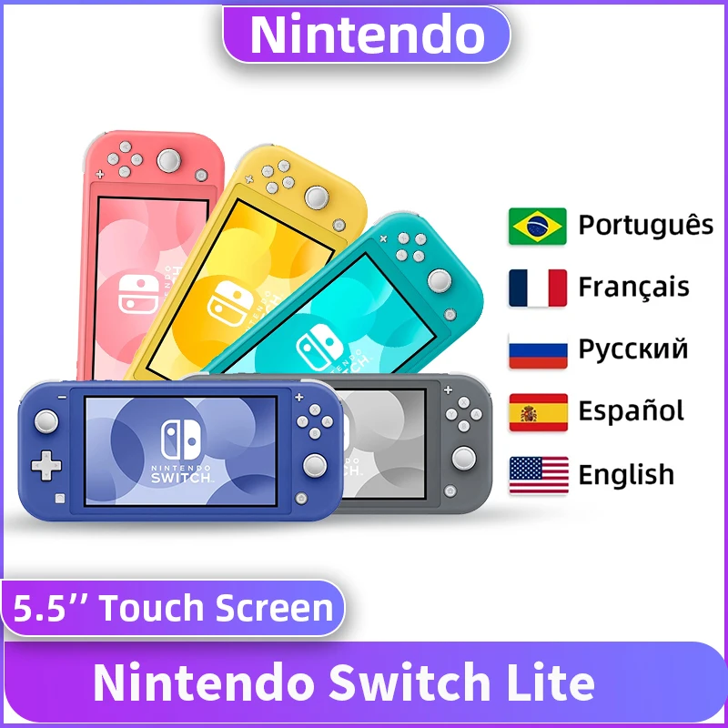 Nintendo-Switch-Lite-Game-Console-5-5-Touch-Screen-32GB-ROM-Built-in ...