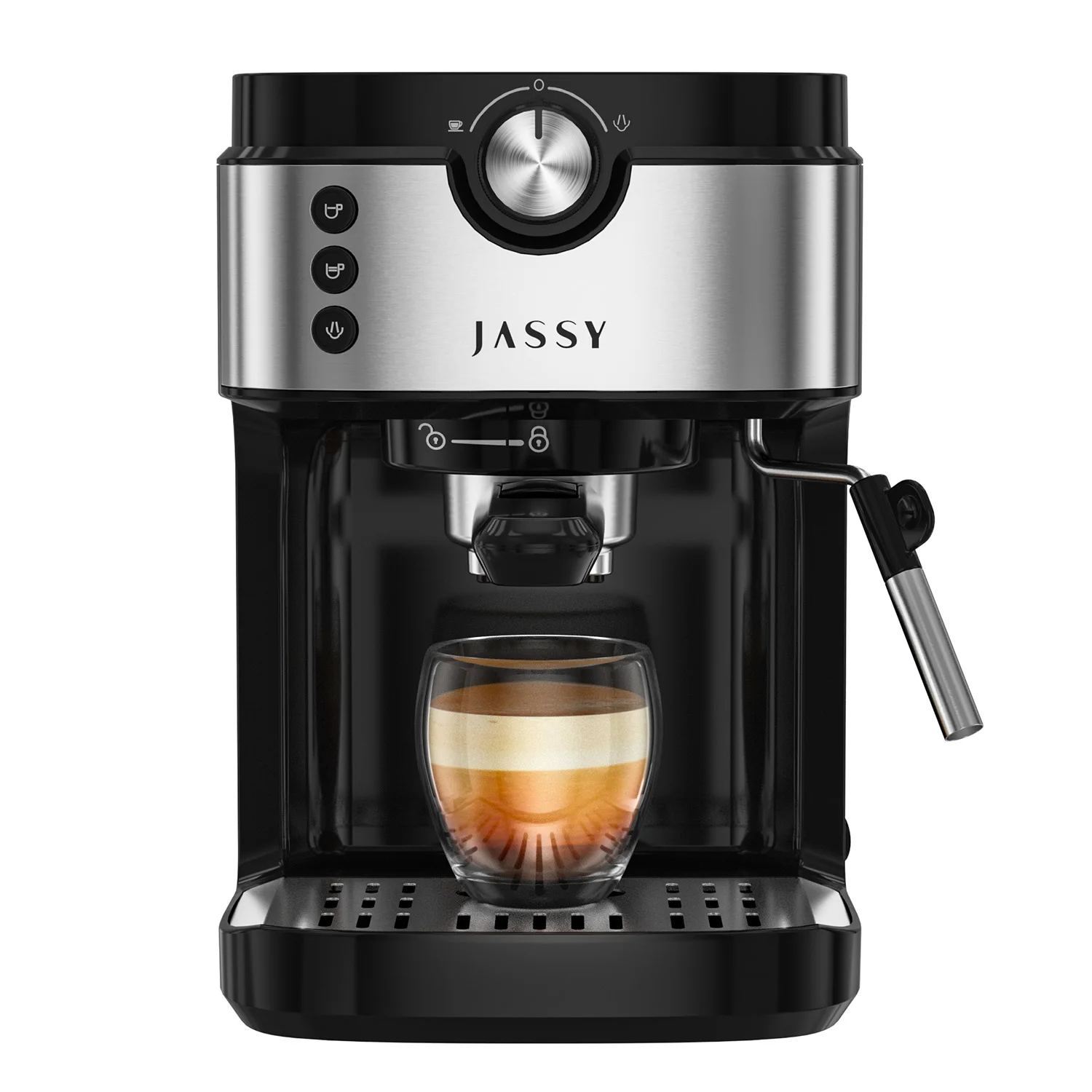 JASSY Espresso Coffee Machine 19 Bar Automatic Latte Maker with Milk ...