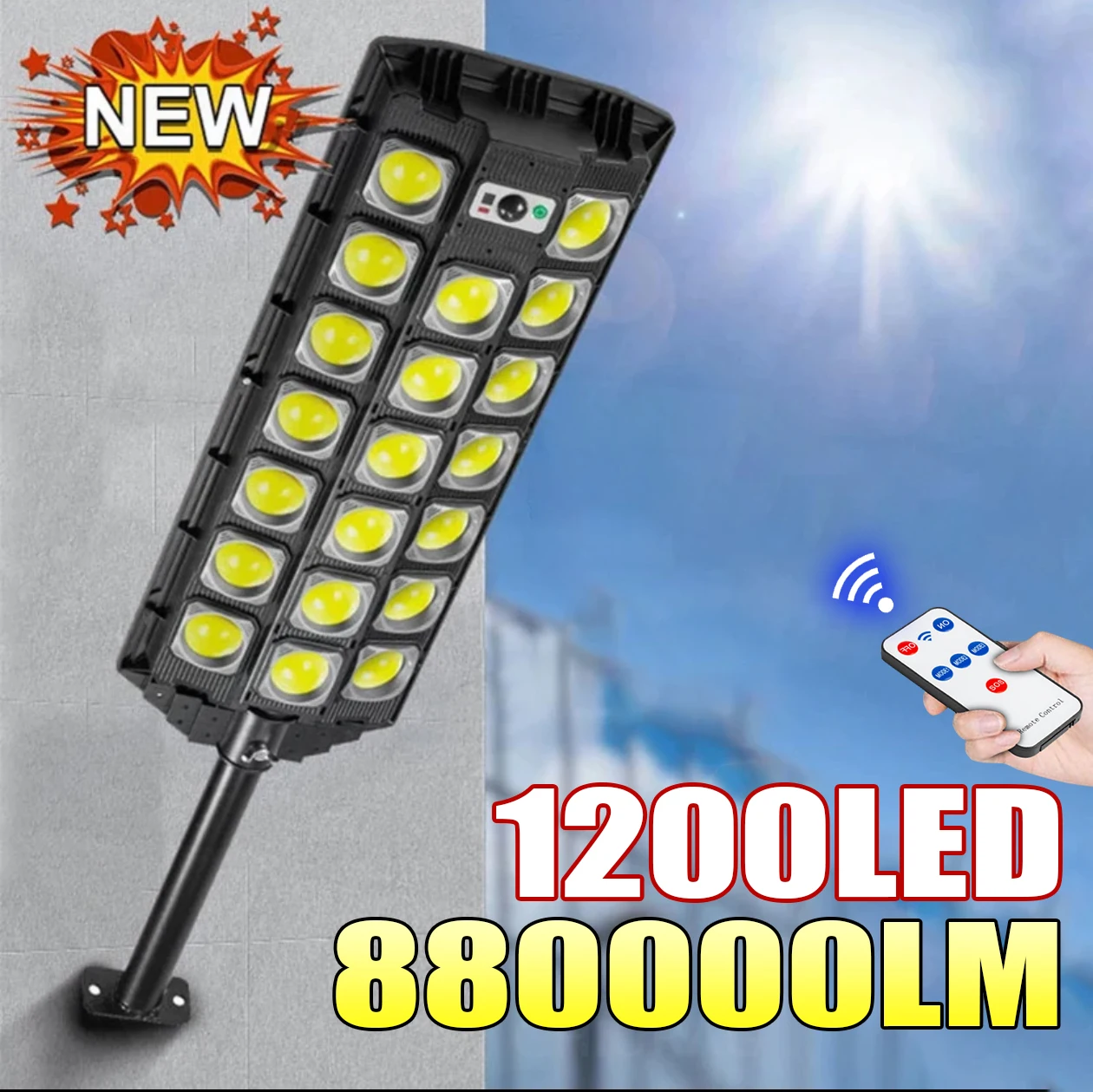 Most-Powerful-Led-Solar-Light-Super-Bright-Spotlight-Outdoor-Motion ...
