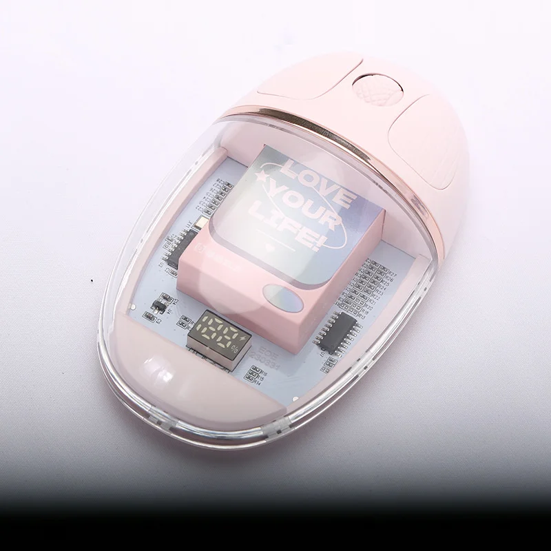 2-4Ghz-Transparent-Wireless-Mouse-Rechargeable-Bluetooth-Crystal-Mice ...