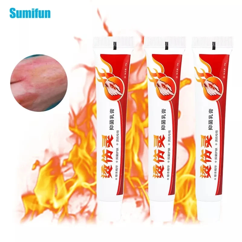 1/3/5pcs Herbal Burning Scald Treatment Cream Soothing Skin Painless ...