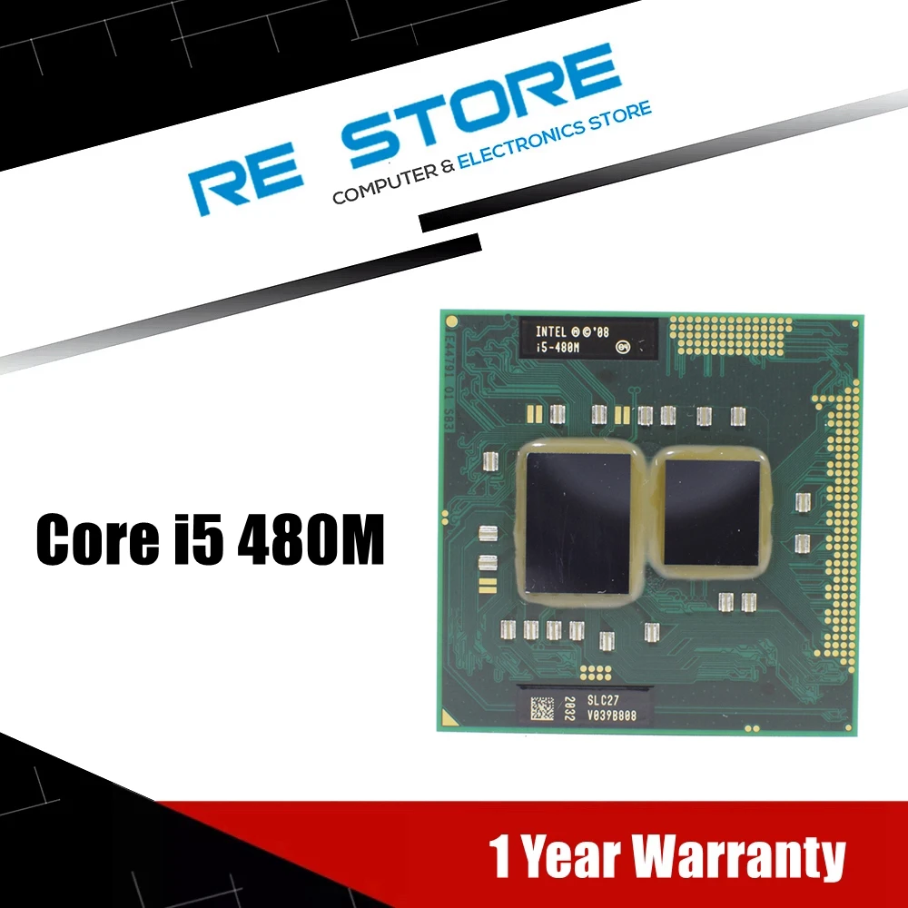 Intel Core I5 480m 2.66g 3m 2.5gt/s Socket G1 Slc27 Pga 988 Mobile ...