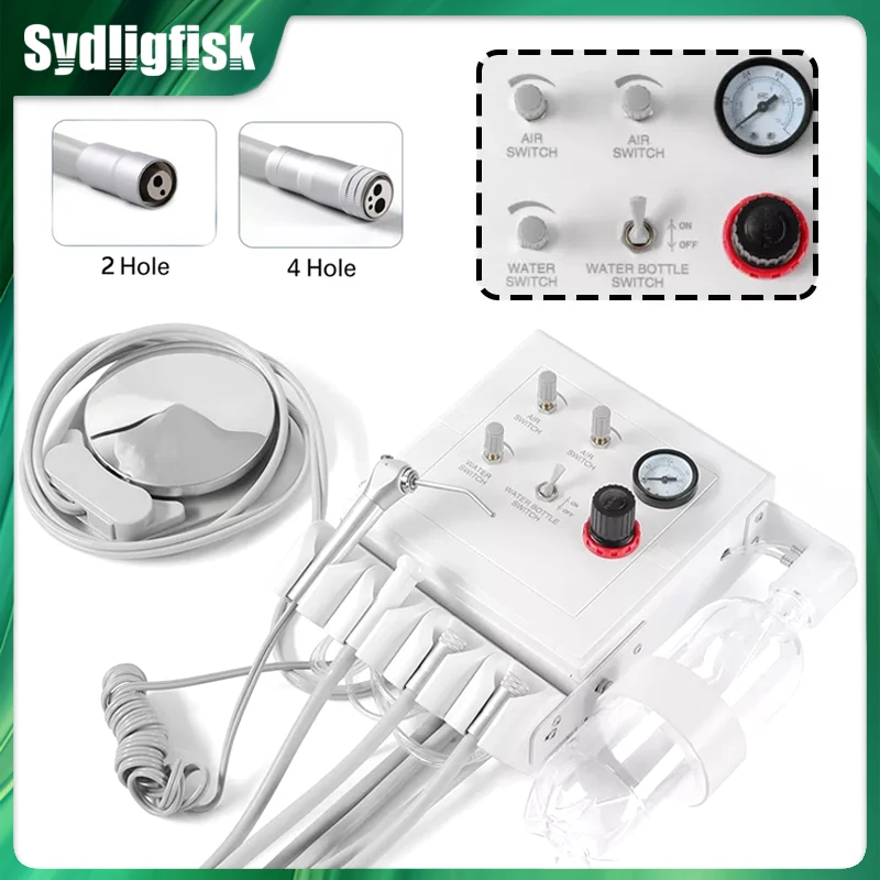 Portable Dental Turbine Unit with Weak Suction Dental Equipment Air ...