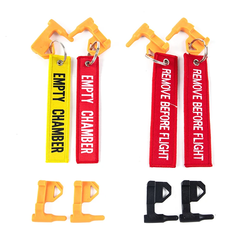 2Pcs-9mm-Universal-Chamber-Safety-Flag-Built-in-Flathead-Tool-Rail ...