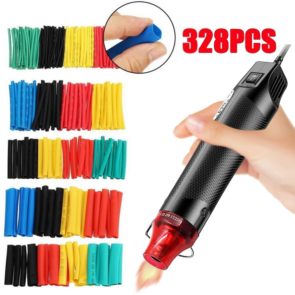 328pcs-Heat-Shrink-Tube-2-1-Shrinkable-Wire-Shrinking-Wrap-Tubing-Wire ...