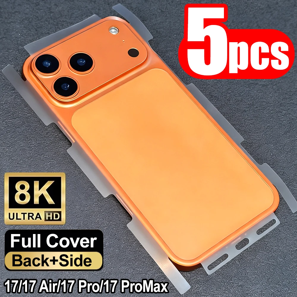 17 ProMax Back Screen Protectors Back Side Border Frame Stickers ...