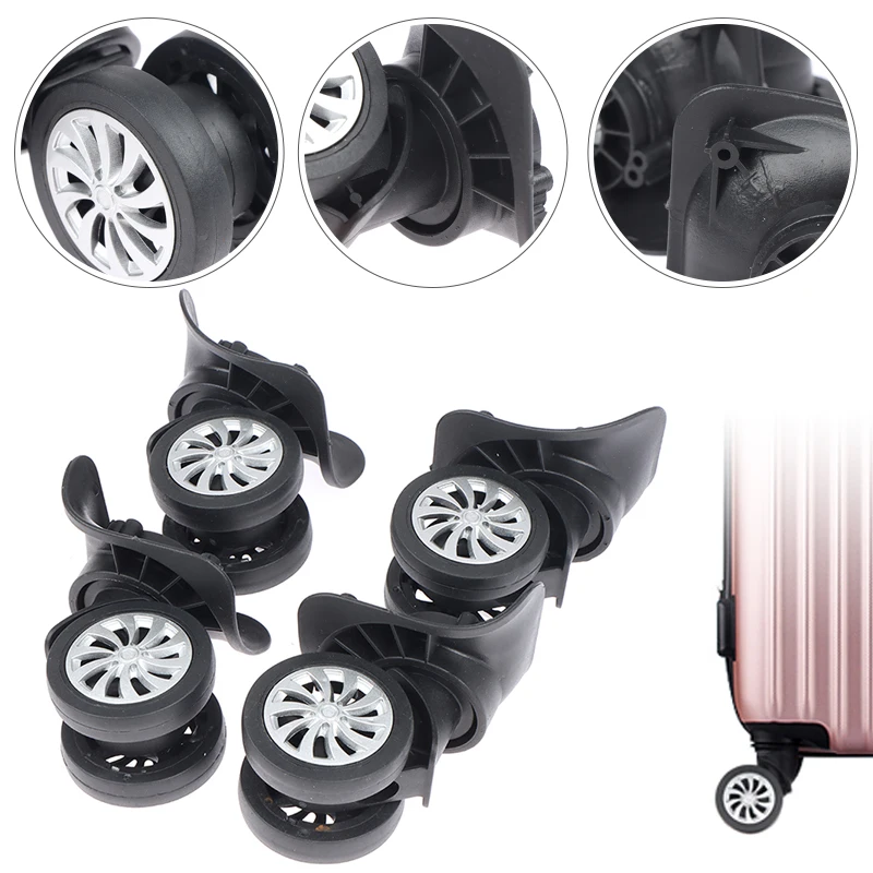 4x-Suitcase-Luggage-Accessories-Universal-360-degree-Swivel-Wheels ...