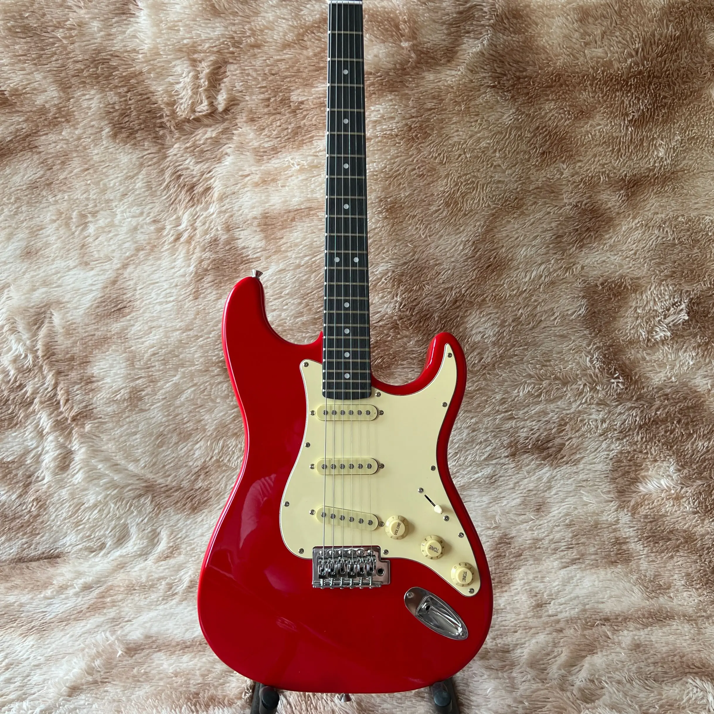 In Stock New Custom Red Electric Guitar Rosewood Fingerboard Guitarra ...