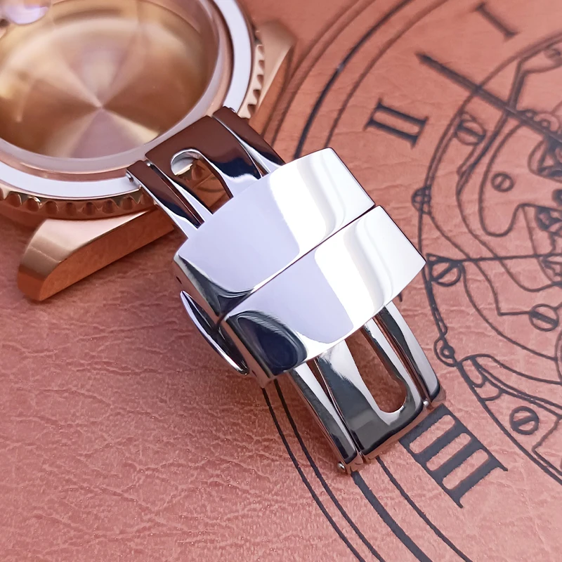 10/12/14/16/18/20/22mm Stainless Steel Strap Buckles Butterfly Buckle ...