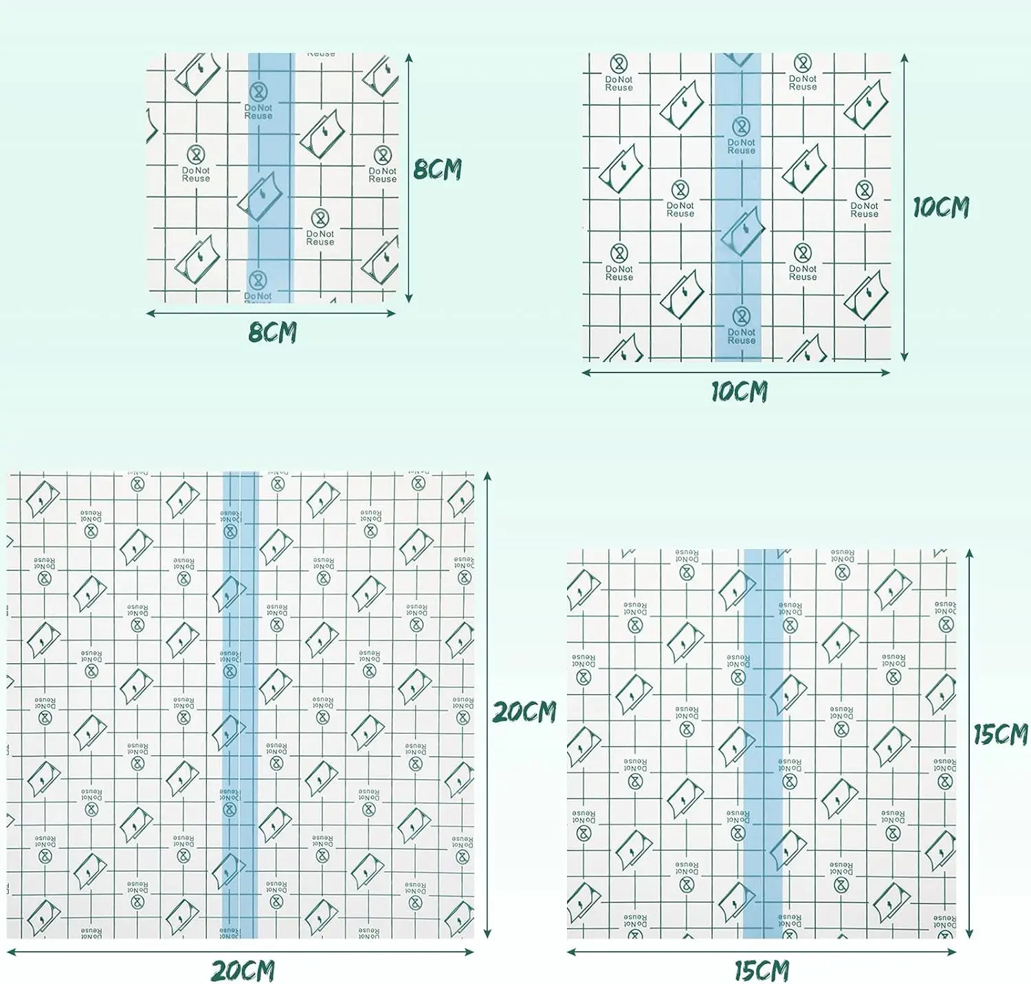 100pcs-Transparent-Stretch-Adhesive-Bandage-Waterproof-Protective ...
