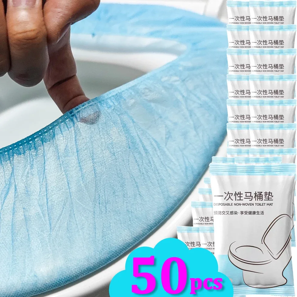 Non-woven-Fabric-Toilet-Seat-Covers-Safety-Disposable-Mat-Cover ...