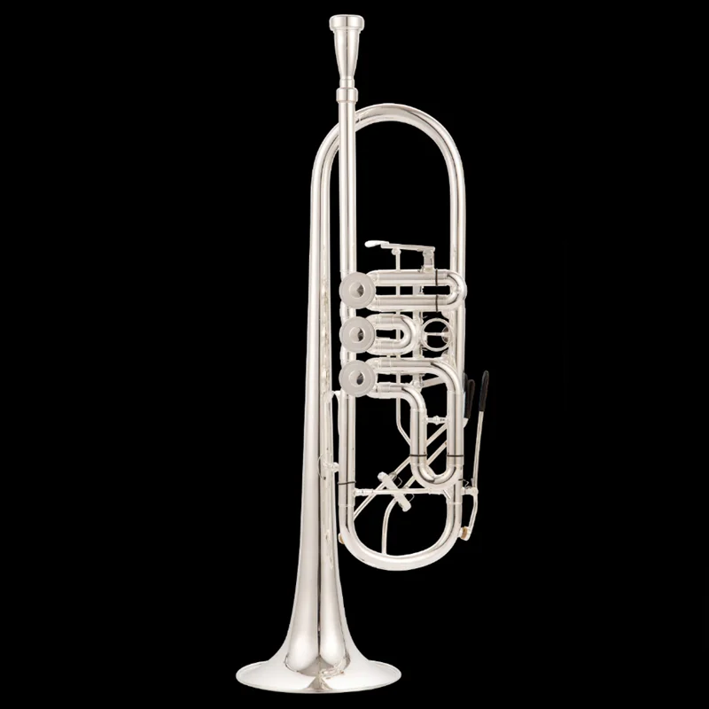 Austria Schagerl Bb Trumpet B Flat Brass flat key Professional Trumpet ...