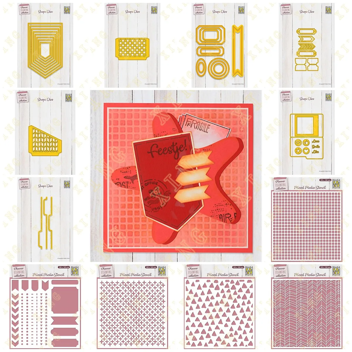 New-Banners-Tabs-and-Labels-Metal-Cutting-Dies-Stencils-Scrapbook-Diary ...