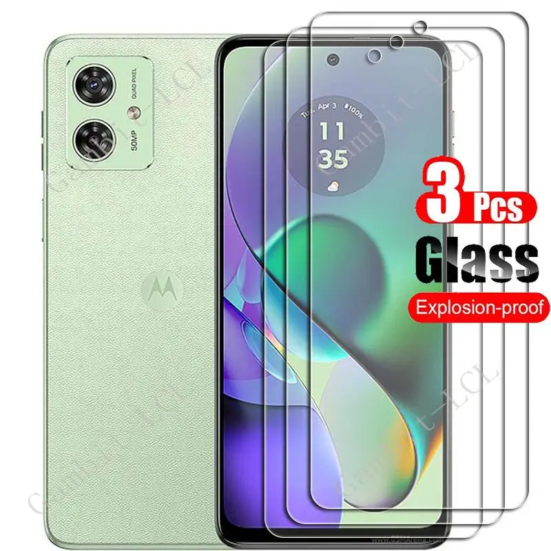 1-3PCS Tempered Glass For Motorola Moto G54 6.5" Protective Film ON ...