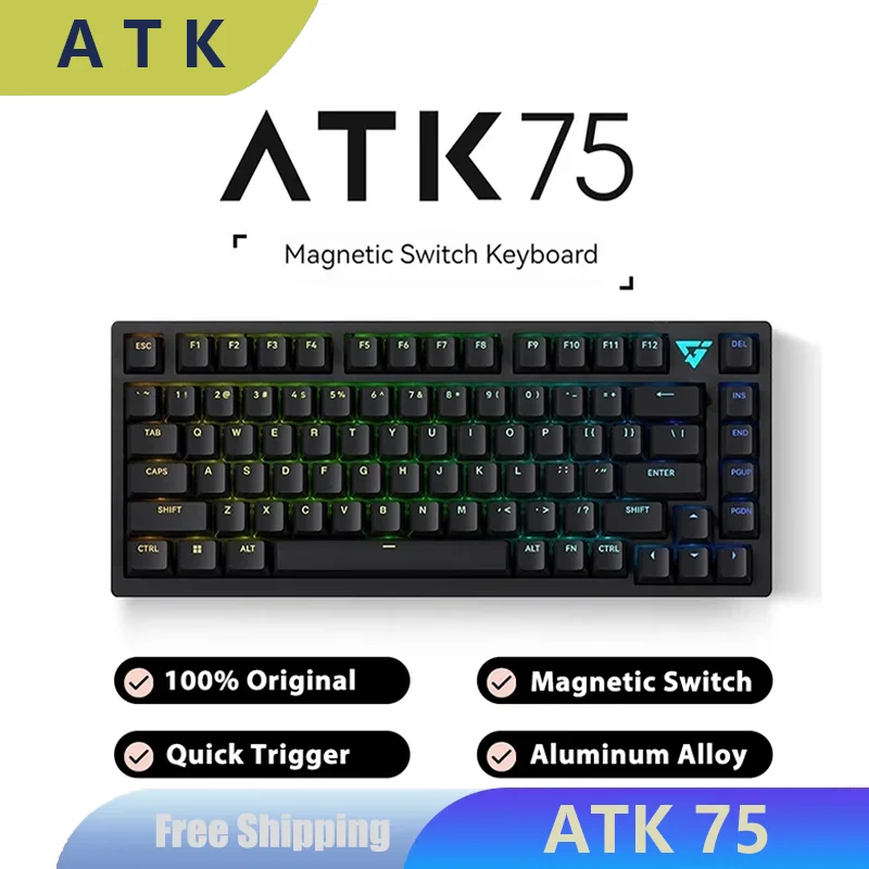 Atk75-Gaming-Mechanical-Keyboard-Magnetic-Switch-Wired-Quick-Trigger ...
