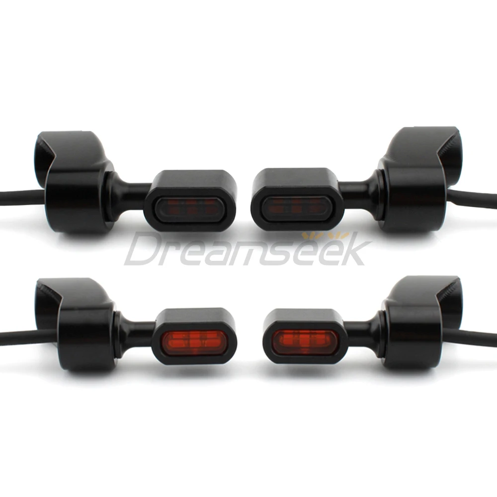LED-Front-Fork-Turn-Signal-Light-for-Harley-FXR-1987-2000-Sportster-XL ...