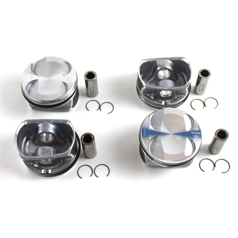 Juego de pistón y anillo de 4 piezas 11257589348, diámetro de 77mm para ...