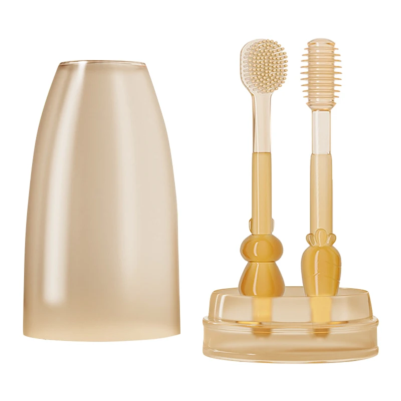 Baby Finger Toothbrush Silicone Toothbrush Kids Teeth Clear Soft ...