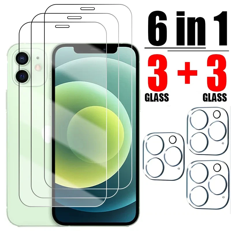 6in1-Tempered-glass-Screen-Protector-For-iphone-14-13-12-11-15-Pro-Max ...