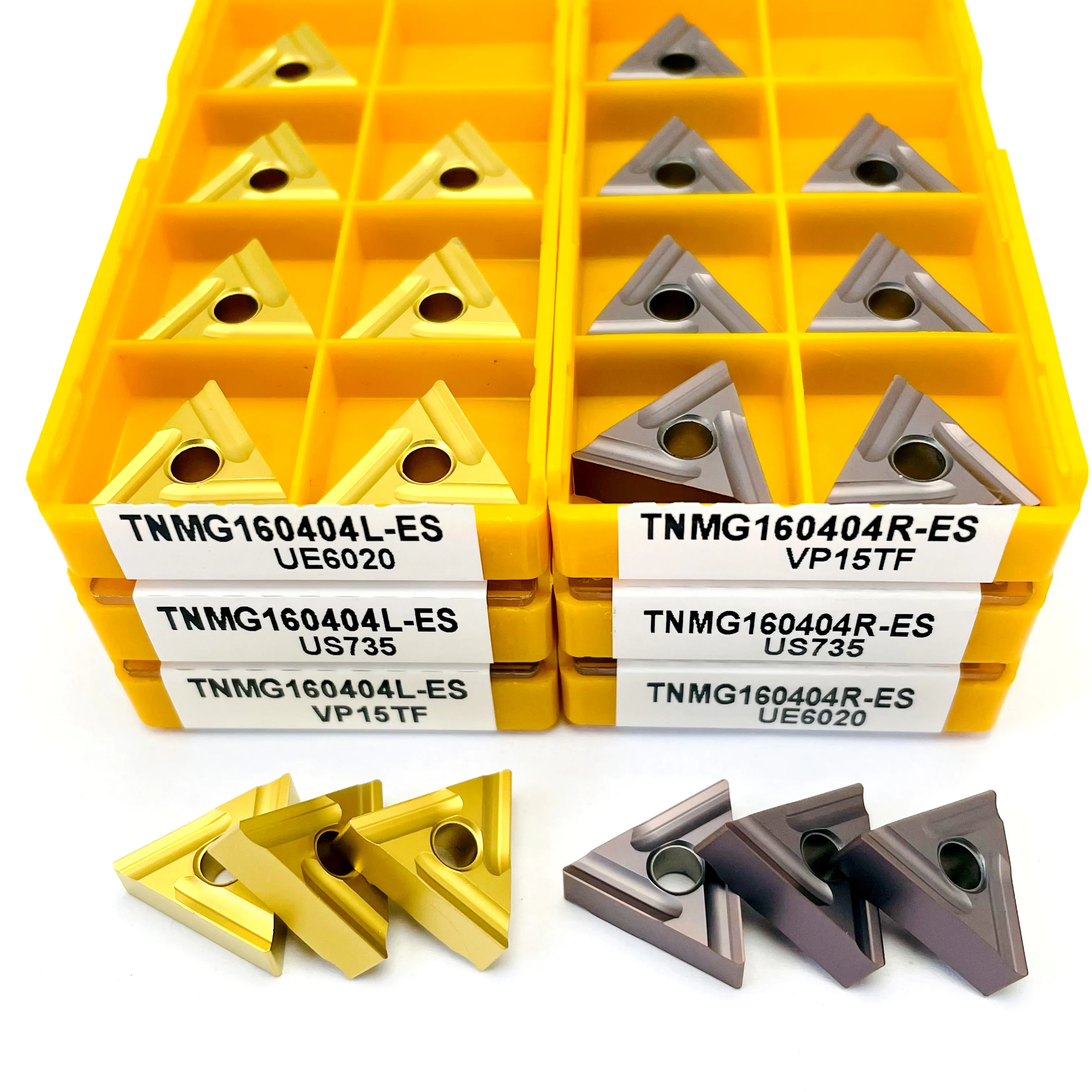 Tnmg160404r-tnmg160404l-es-vp15tf-ue6020-us735-alta-qualidade-carboneto-de-torneamento-externo ...