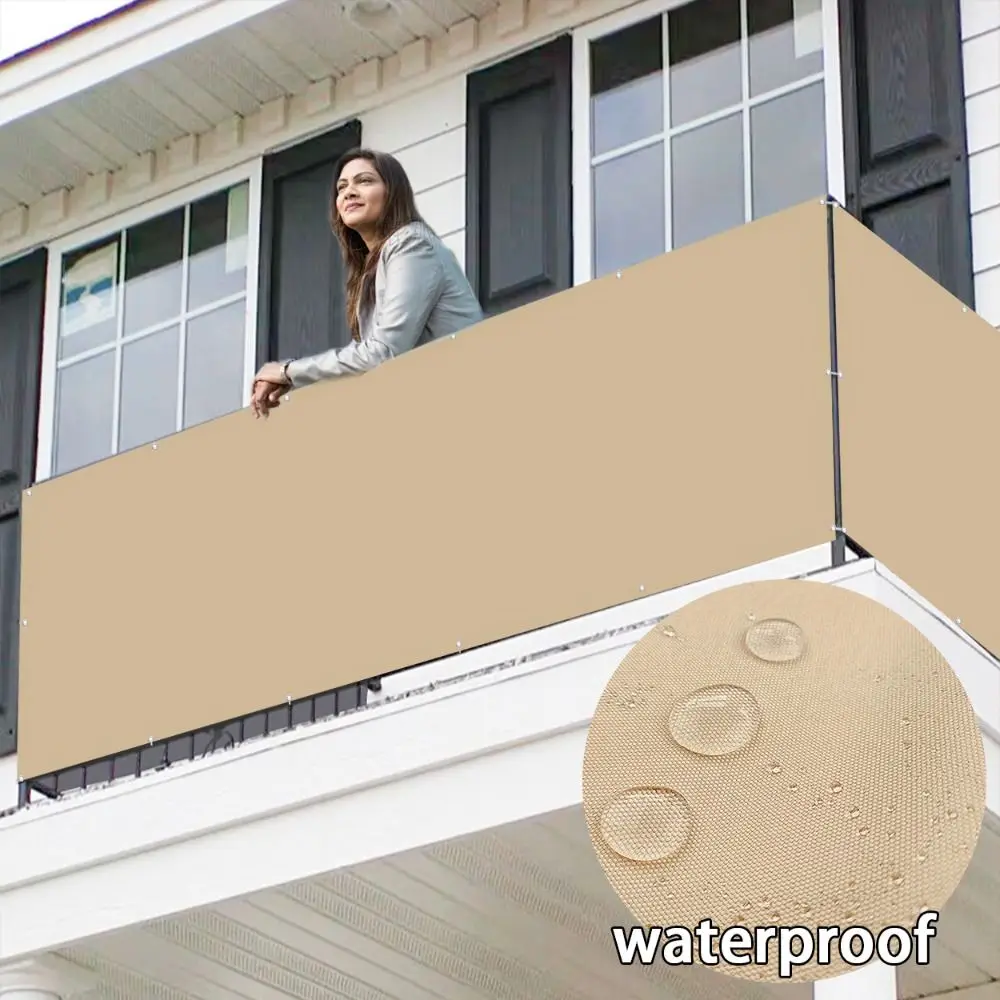 UV Protection Outdoor Privacy Screens with Grommets Garden Porch Pool ...