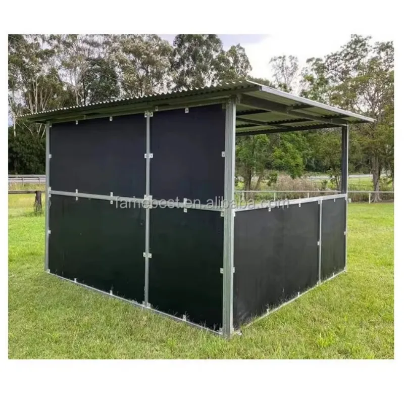 Outdoor-Portable-Horse-Box-Stables-Temporary-Horse-Stall-HDPE-Panels ...