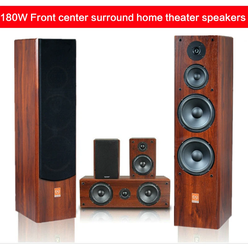 180w High-power 8-inch Floor-standing Speaker Front Center Surround ...