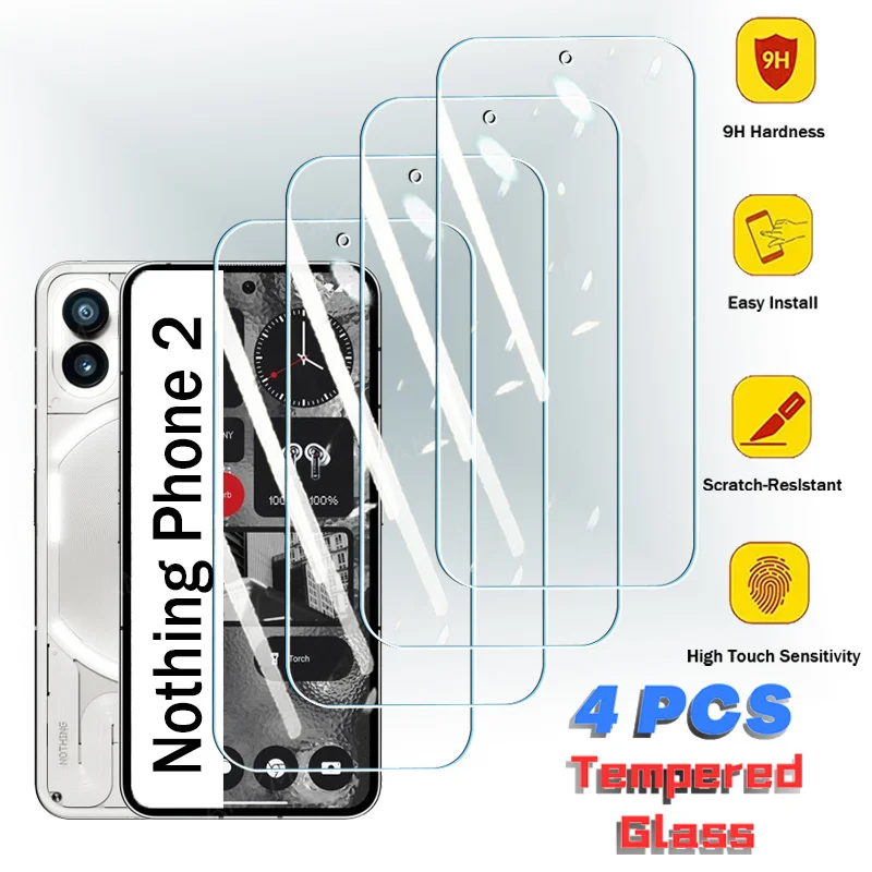 4Pcs-Tempered-Glass-For-Nothing-Phone-2-1-Nothing2-Nothing1-2-Full ...