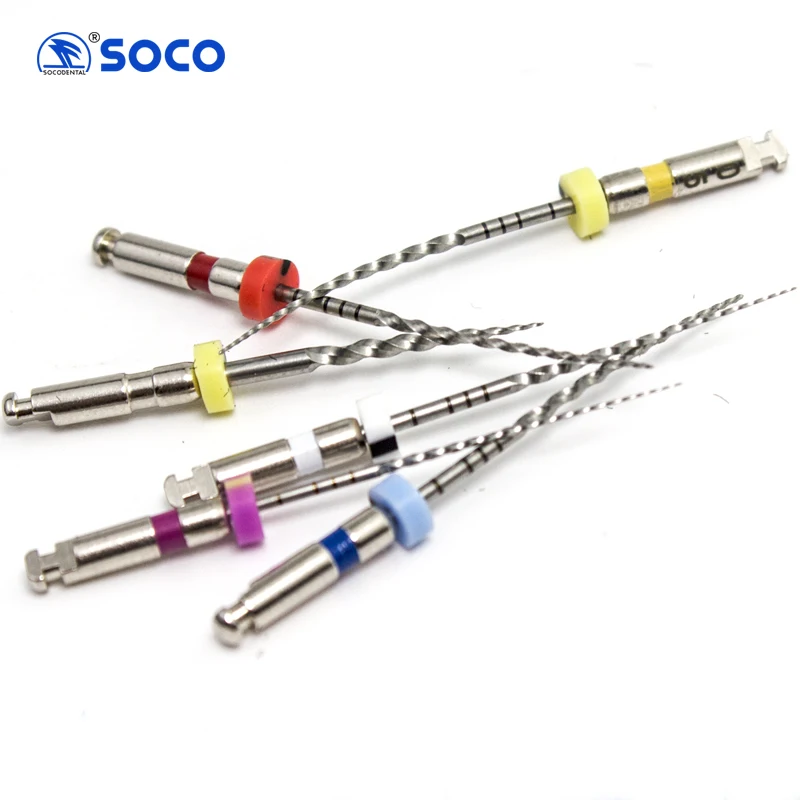 25MM SOCO PLUS 6Pcs/Box Activated Root Canal File Dentist Tools Root ...