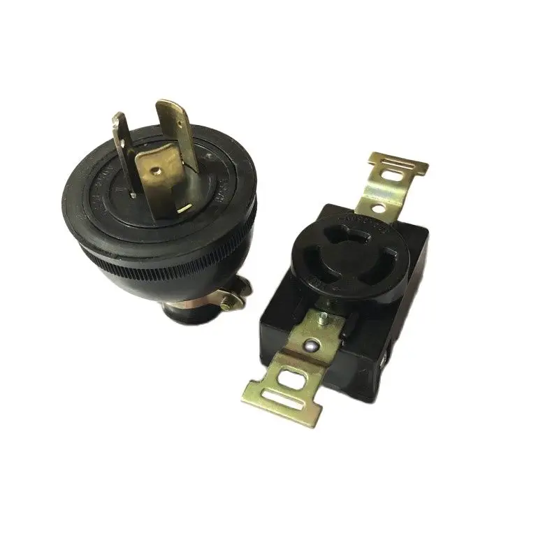 One-Set-LocK-Socket-Plug-For-2KW-3KW-5KW-Gasoline-Generator-Accessories ...