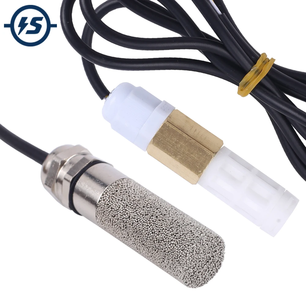 RS485-Temperature-Humidity-Sensor-Transmitter-SHT40-PE-Metal-Waterproof ...