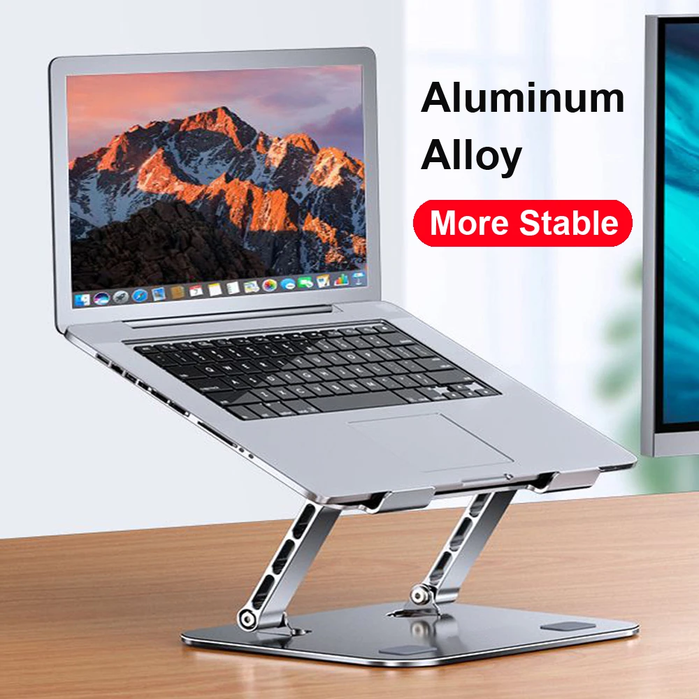Laptop Stand Adjustable Aluminum Alloy Notebook Stand Compatible With ...