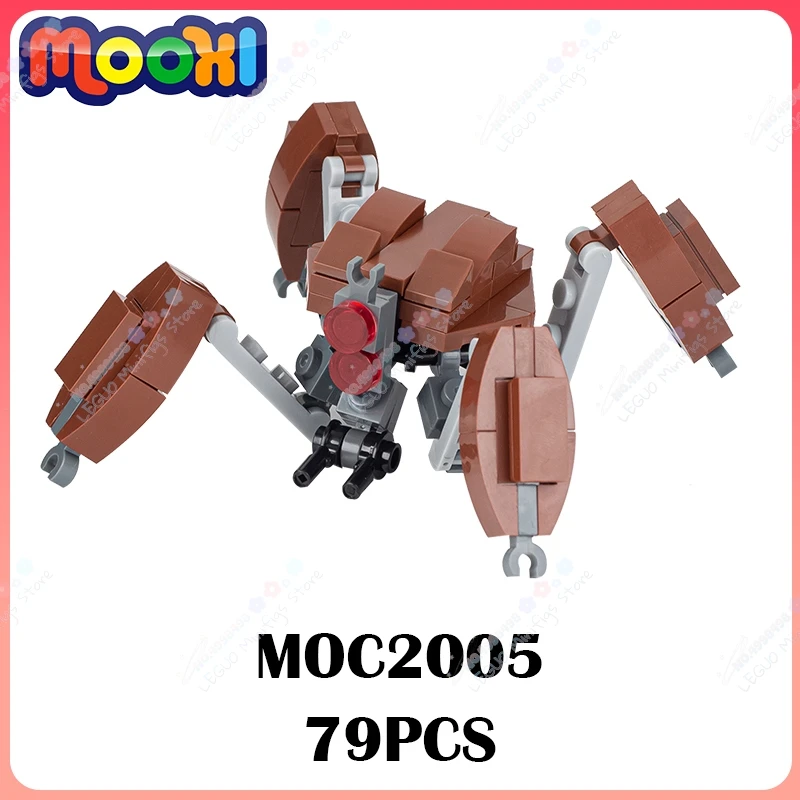 MOC2005-Creative-Interstellar-Movie-Mini-Crab-Droid-Building-Blocks-DIY ...