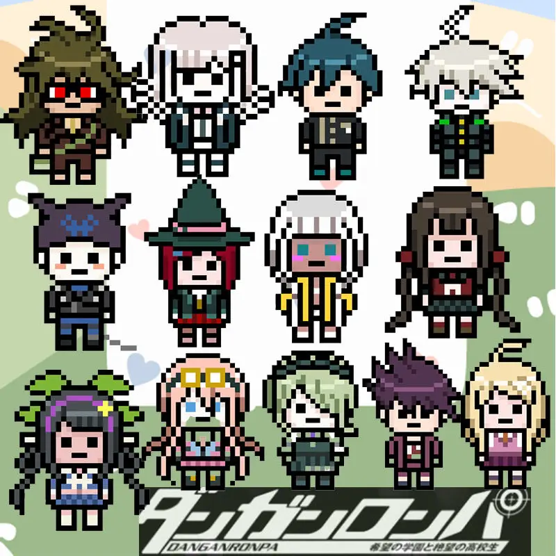 Dangan Ronpa Pixel Sprites